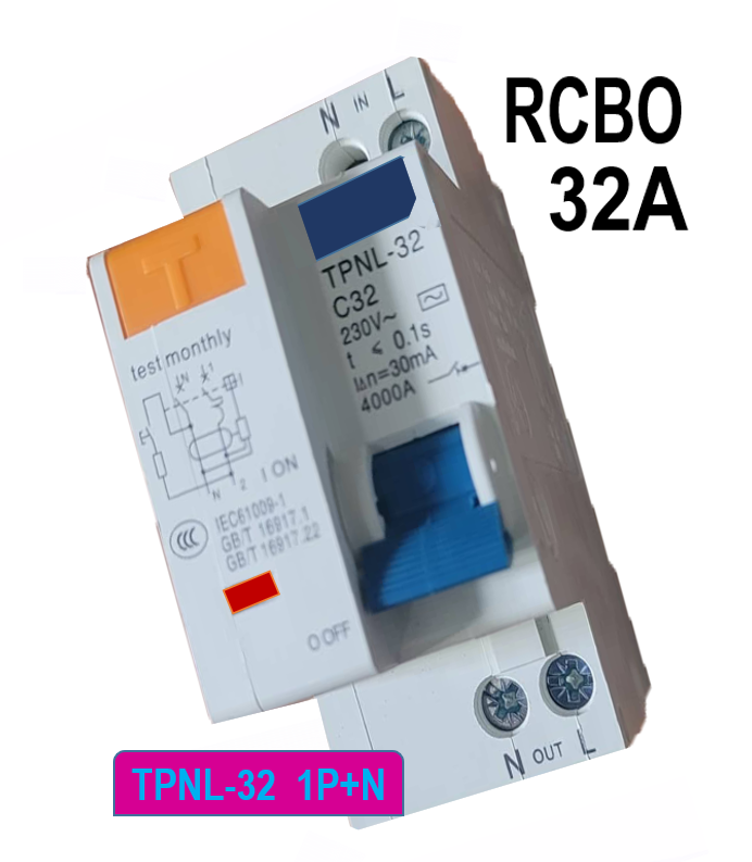 Residual Current Circuit Breaker (RCBO) Current & Residual Current ...