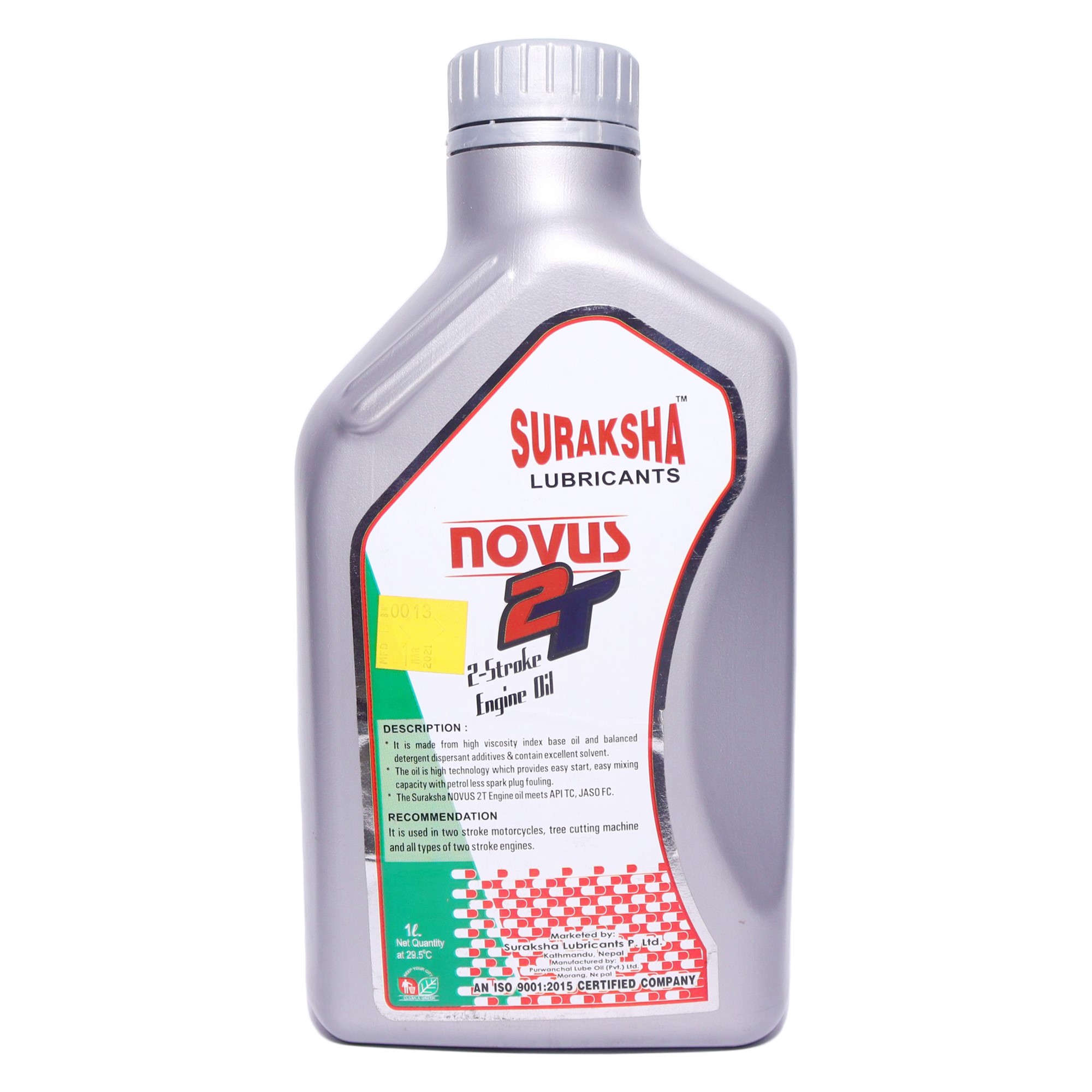 Suraksha Lubricants Novus 2T Engine Oil 1L | Daraz.com.np