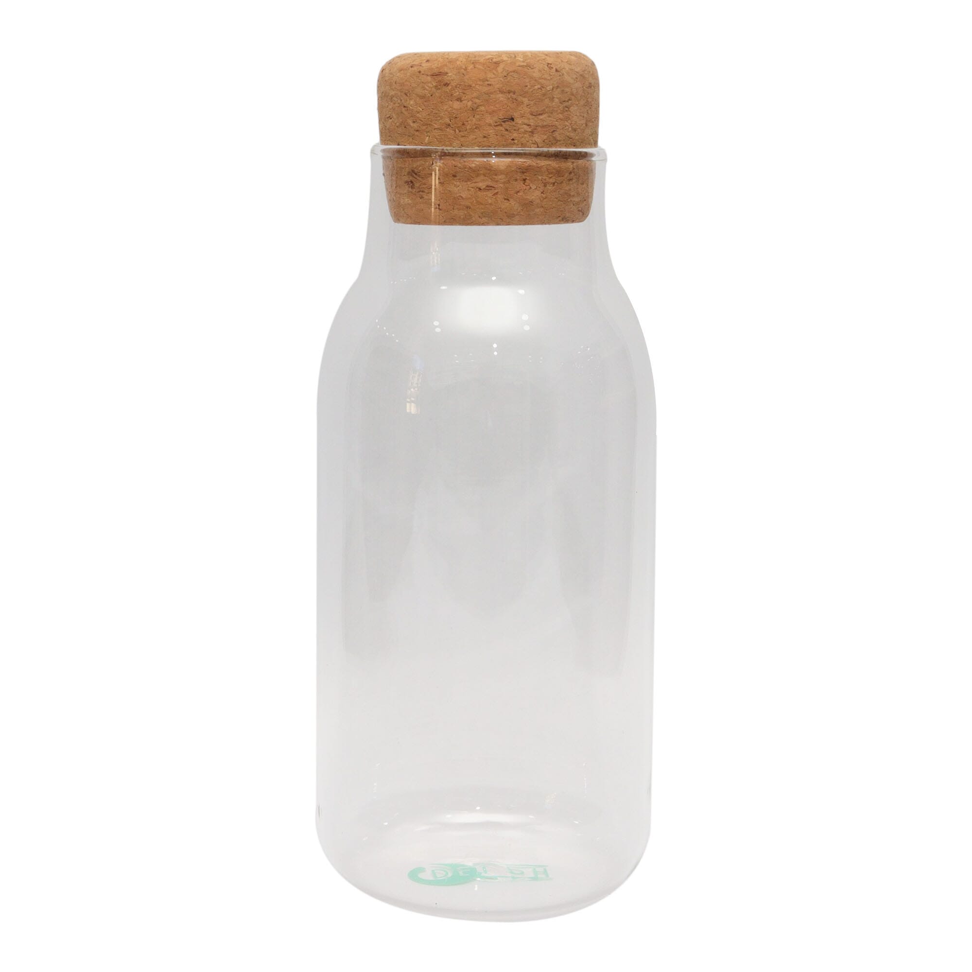 DELPH Premium Glass Jar Bottle 600ml Cork Lid | Daraz.com.np