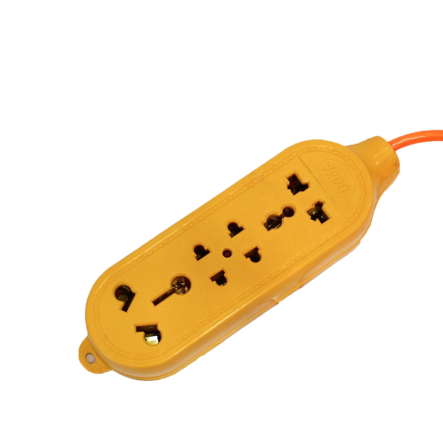4 Sockets Multi Plug - Yellow | Daraz.com.np