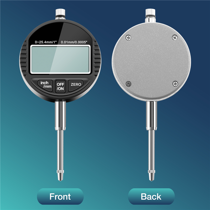 Digital Dial indicator DTI 0.01mm/.0005" ~ 0-25.4mm/1" Clock Gauge ...