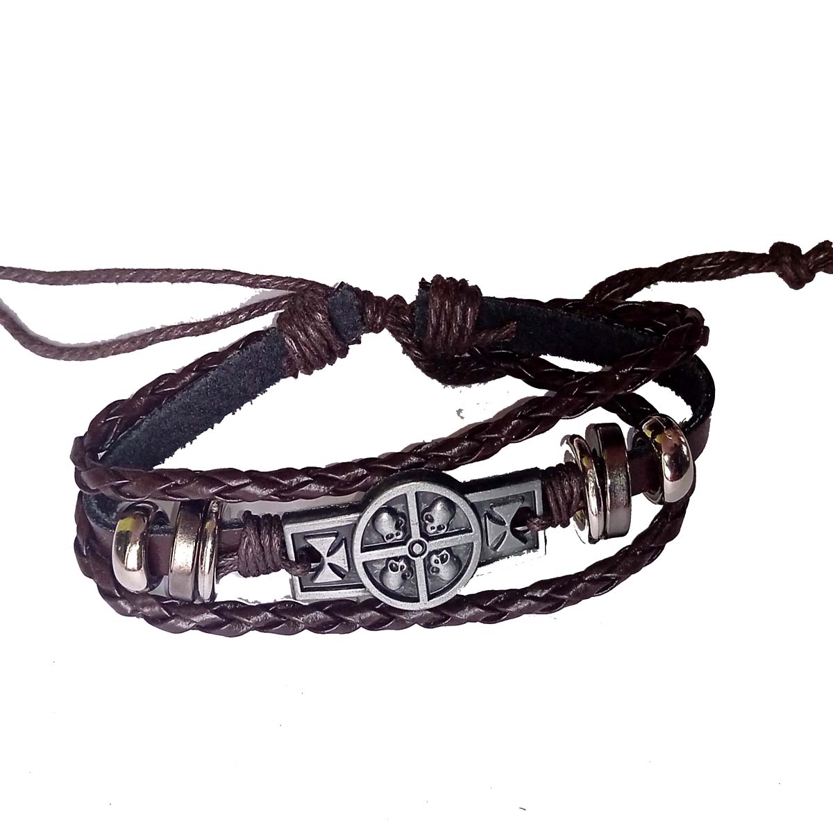 Unisex Vintage Fashion PU Leather Bracelet | Daraz.com.np
