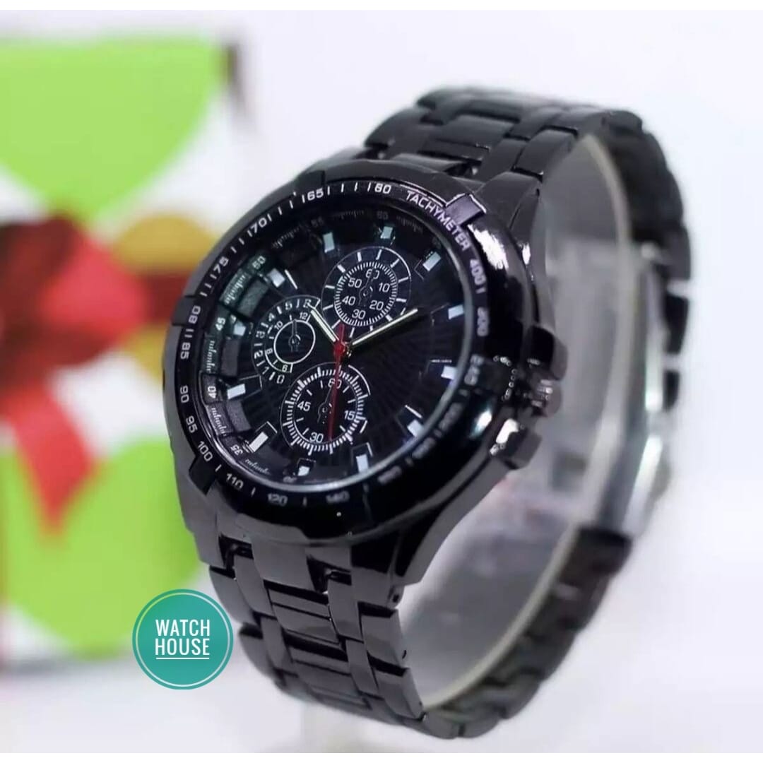 Ik Collection Full Black Round Dial Big Size Watch For Men | Daraz.com.np