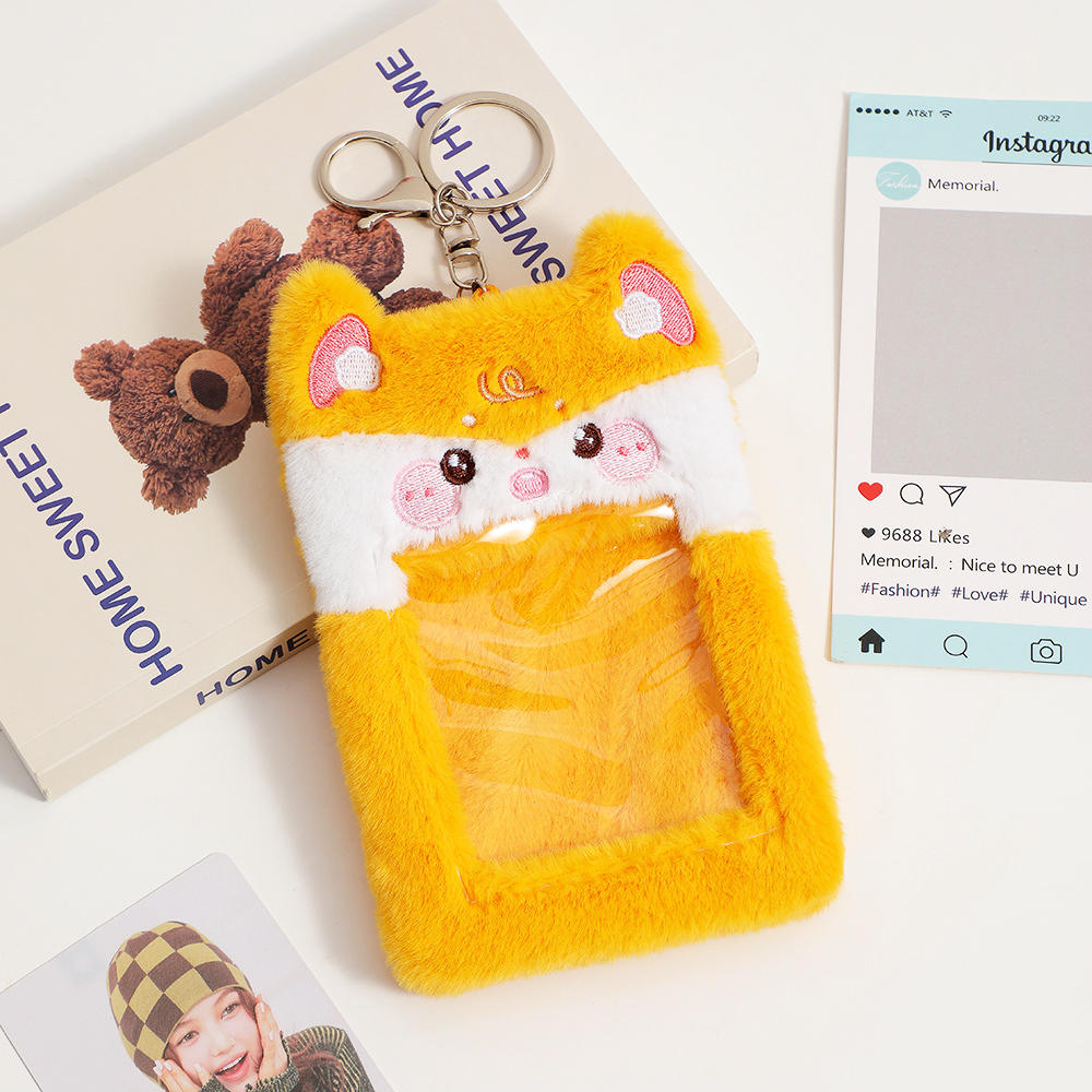 Ferrule Pendant Student Card Holder Display Card Sleeve Plush Ferrule ...