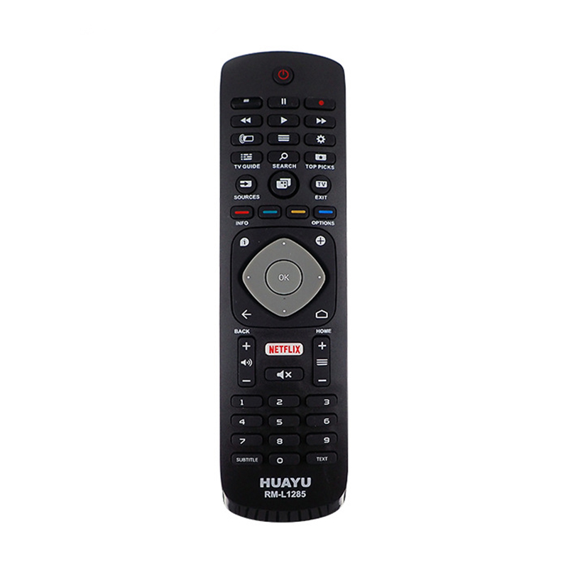 HUAYU Universal Remote Control Rm-L1285 For Philips Lcd/Led/Plasma Tv + For Netflix Button ...