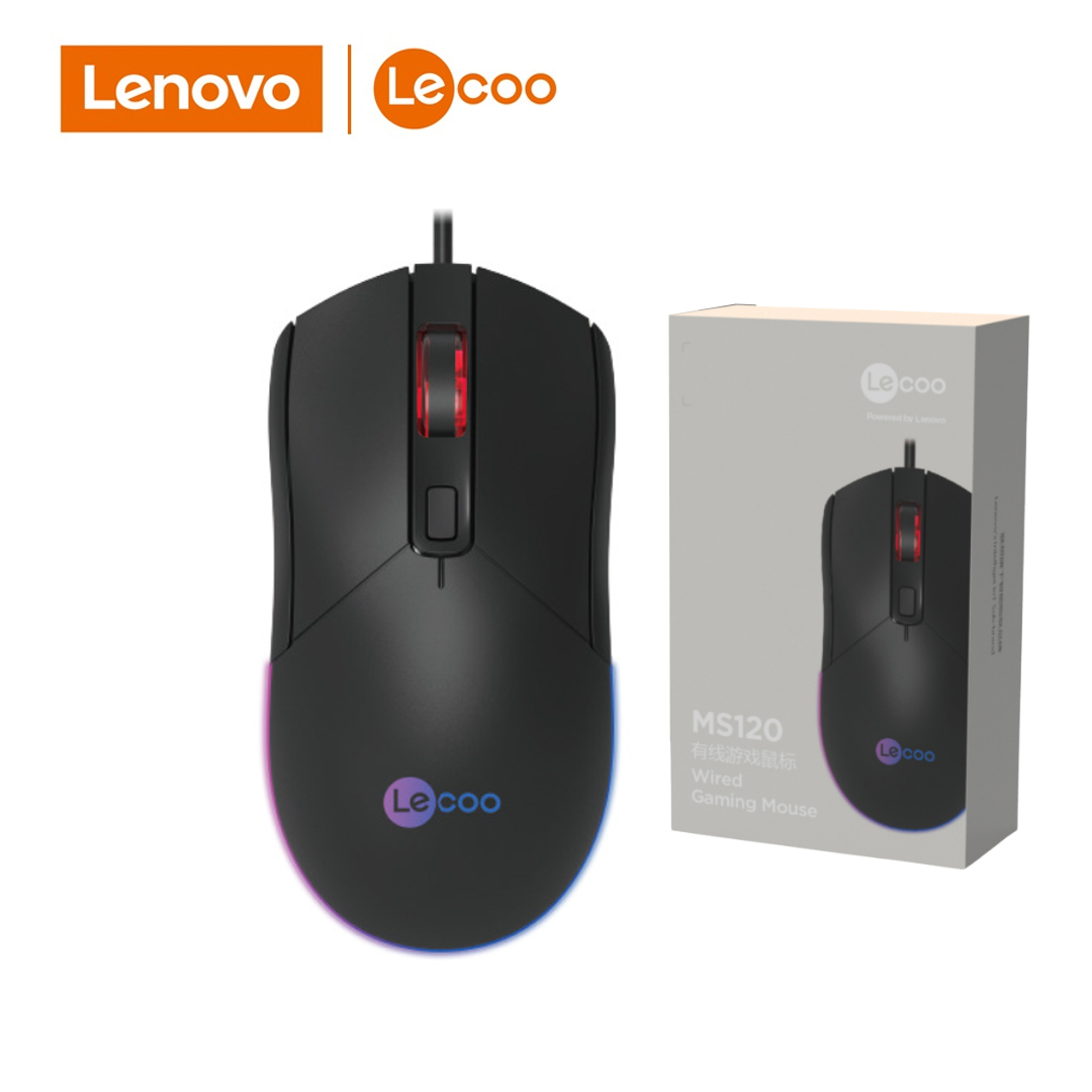 LENOVO Lecoo MS120 USB Rgb Backlit Gaming mouse | Daraz.com.np