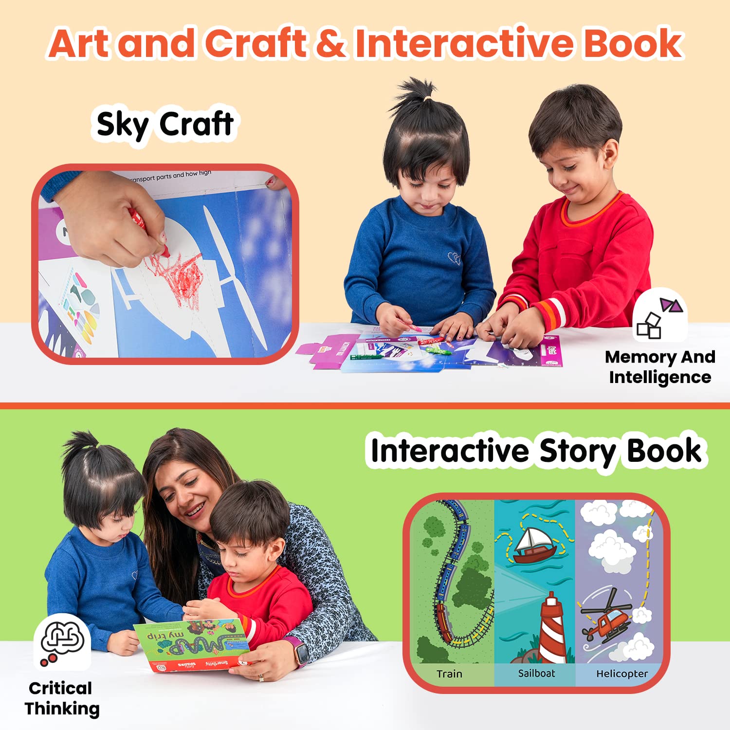 Smartivity Transports On The Go Activity Kit for 4 to 6 Years Kids | 7 ...