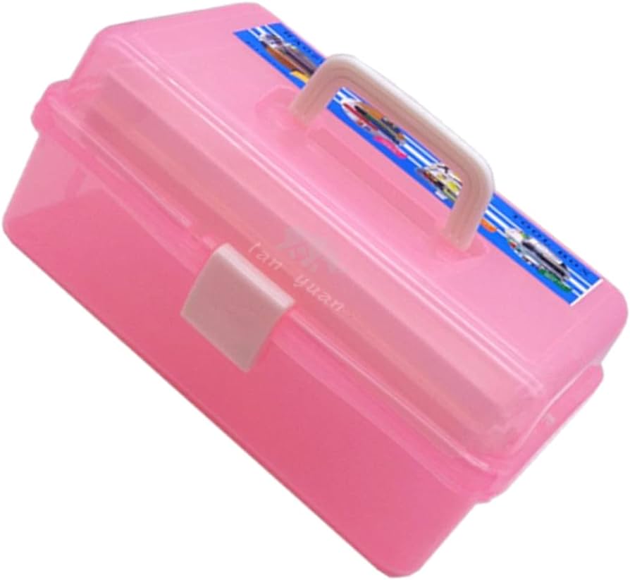 BB Multipurpose Clear Plastic Craft Storage Box Tool Boxes / Sewing ...