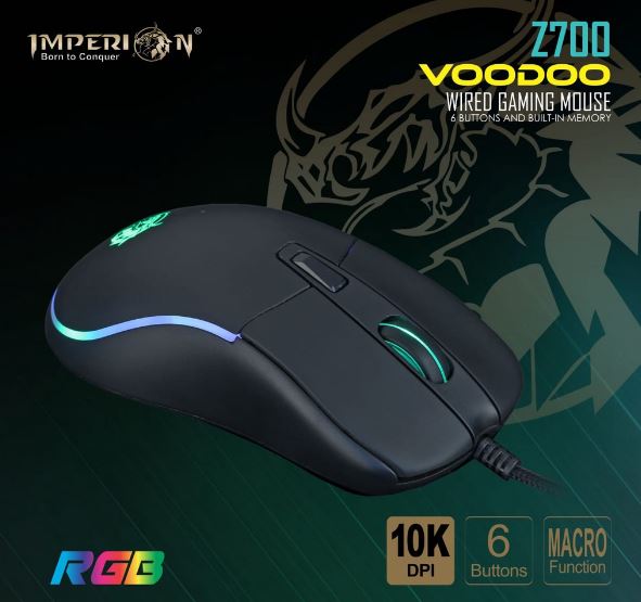 Imperion Z700 Voodoo 6 Buttons With 5 Programmable Buttons 10000DPI RGB ...