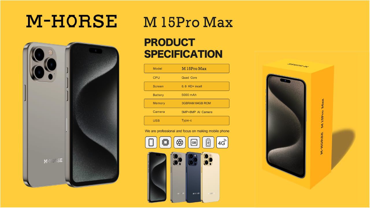 M-HORSE M15 Pro Max 3/64 Ram Rom 5000 mAh Battery | Daraz.com.np