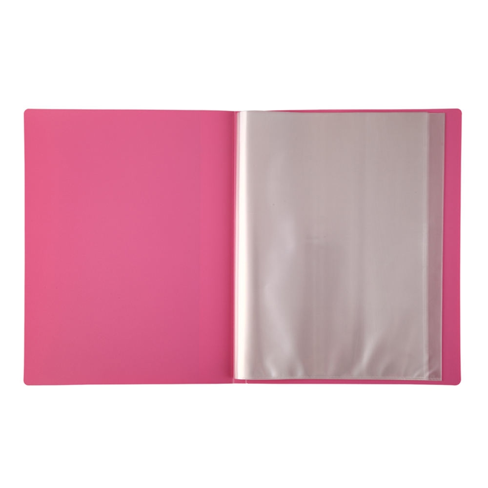 Comix Display Book/Pocket File A4 Size 40 Pockets PP Clear Book File ...