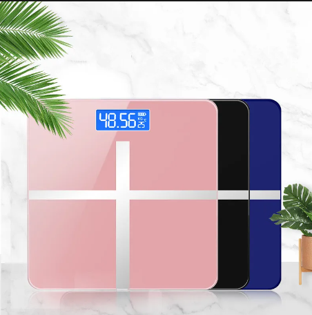 Ultra Thin Tempered Glass Digital Bathroom Scales Body Analysis ...