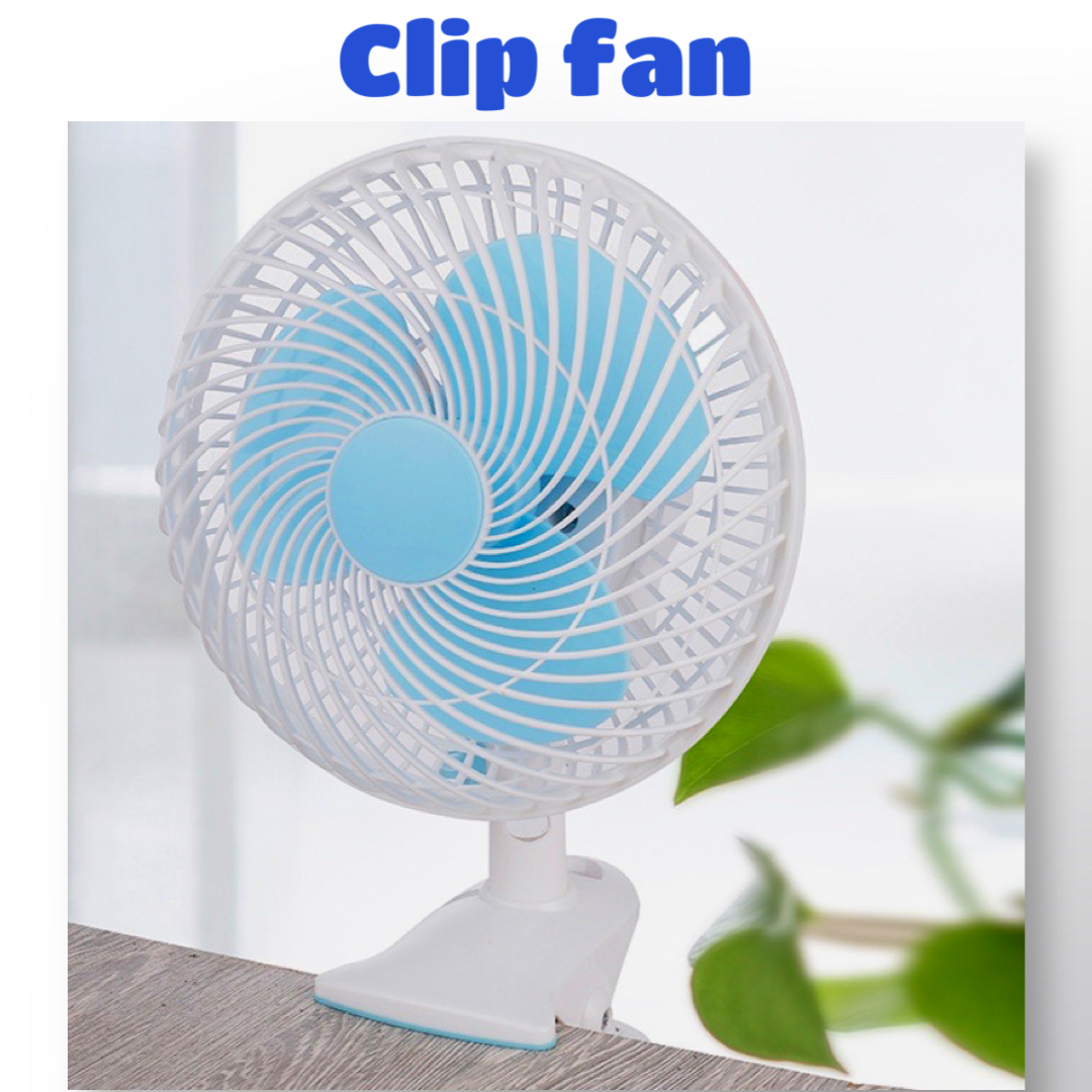 Table and Clip Fan, Assorted Colors, 8 Inches | Daraz.com.np