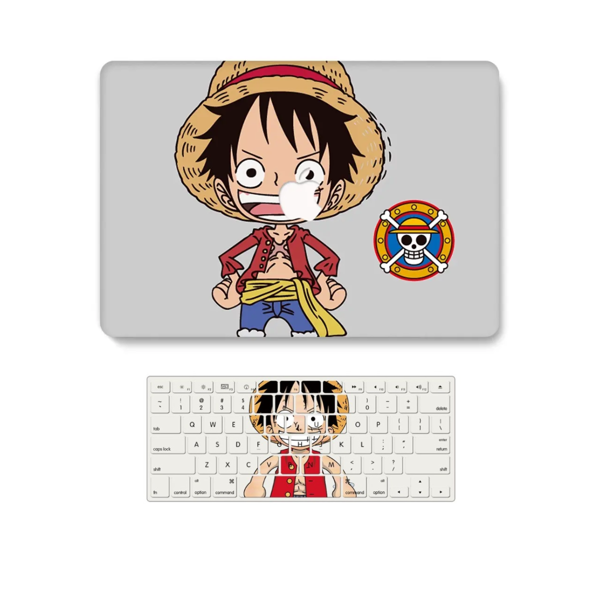 One Piece Luffy Printed Hardshell Case & keyboard Guard for MacBook 16 ...