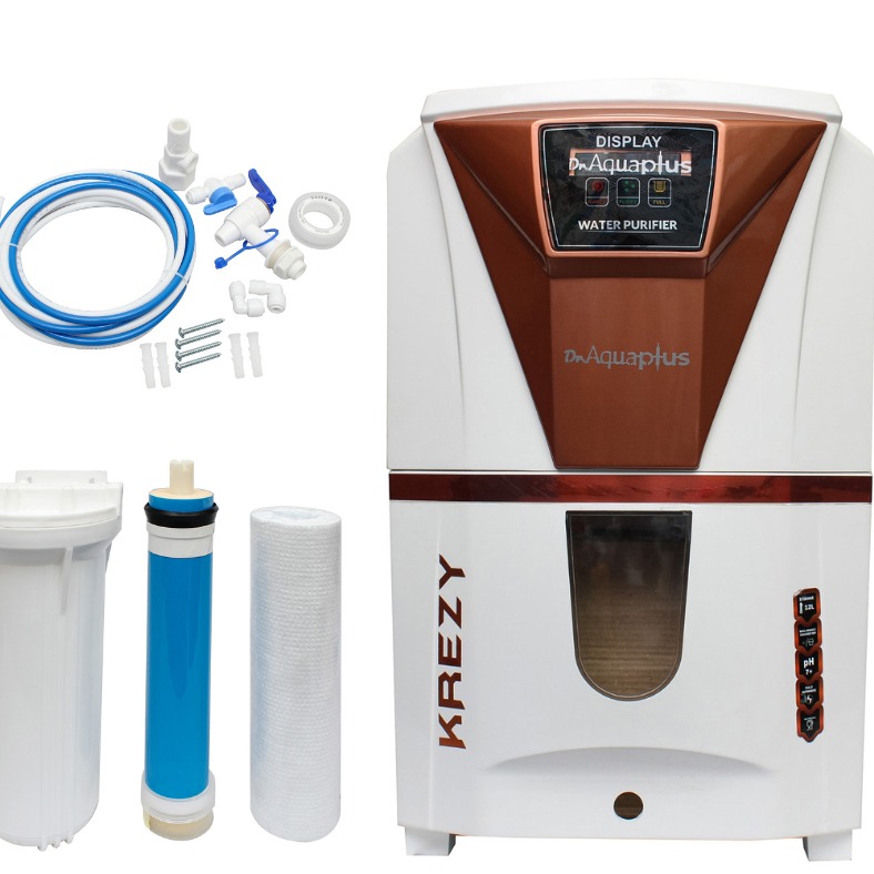 Dr. Aqua Plus Zinc Copper Alkaline Water Purifier/12Ltr Per Hour ...