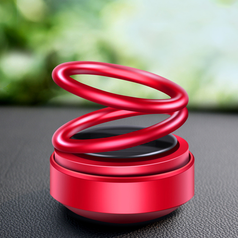 Solar Power Car Aroma,Car Air Freshener Solar Energy Rotating Odor ...