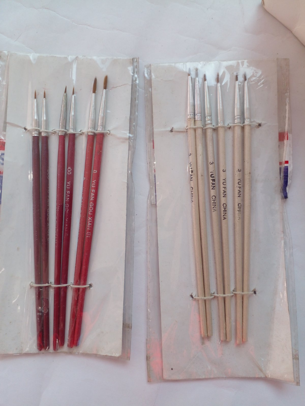 6 Pcs Liner Paint Color Brushes | Daraz.com.np