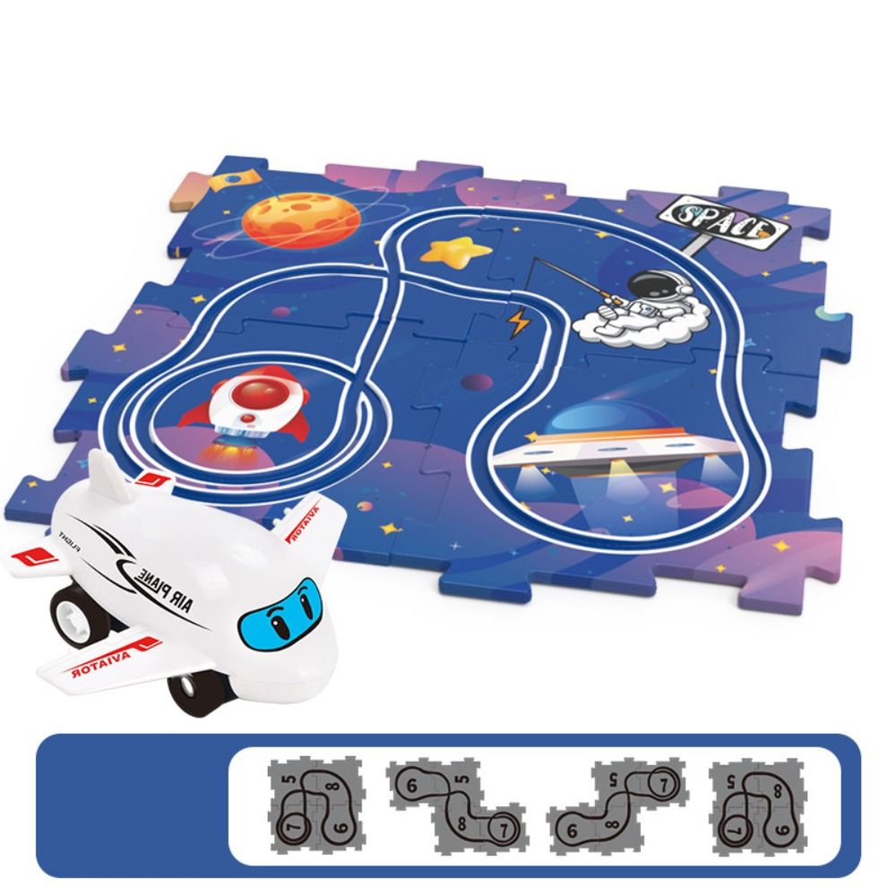 Multi orbit Urban Scene Assembly DIY City Space Scene Colorful ...