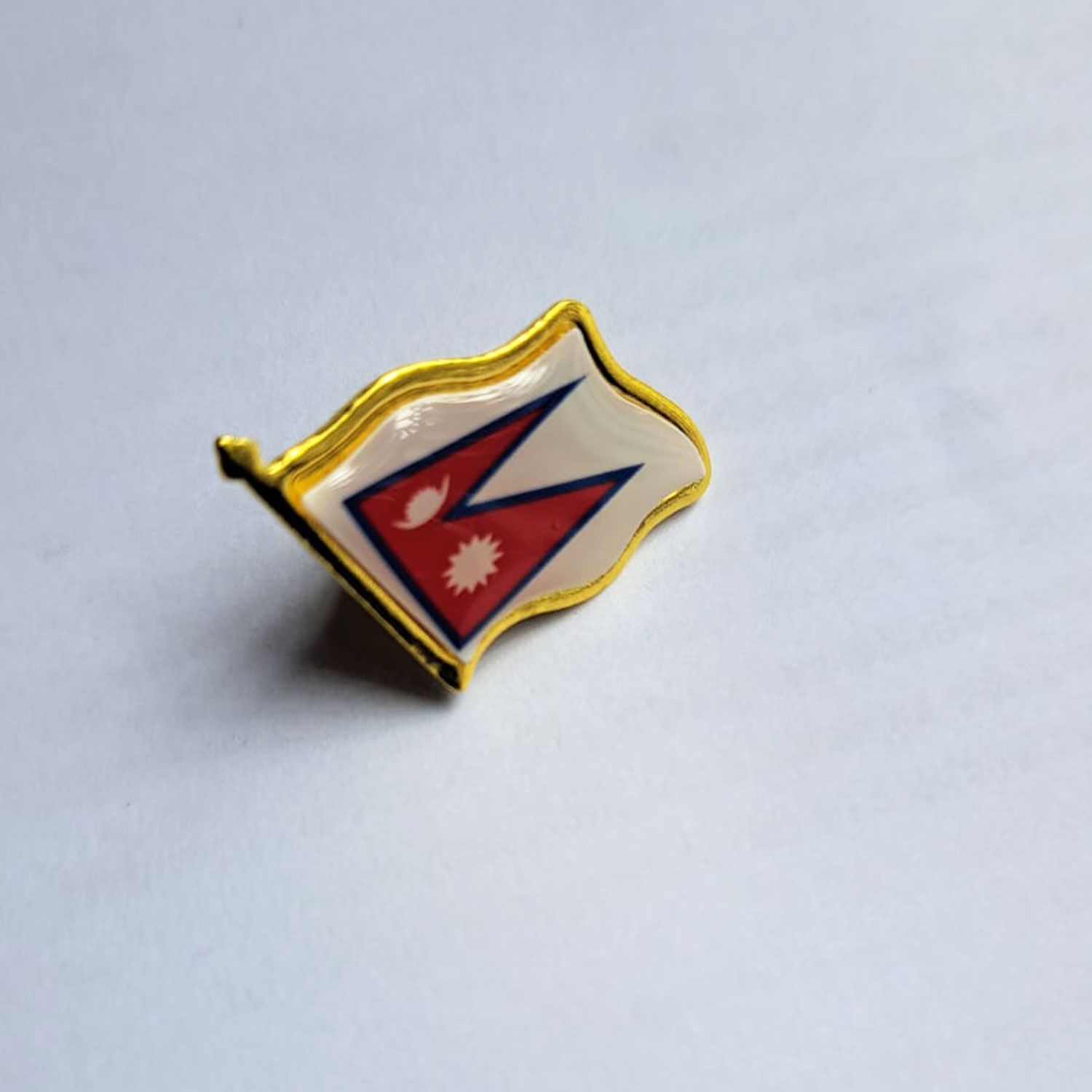 Nepal Flag Pin Badge For Coat, Tie And Cap- Lotus Handicrafts | Daraz ...