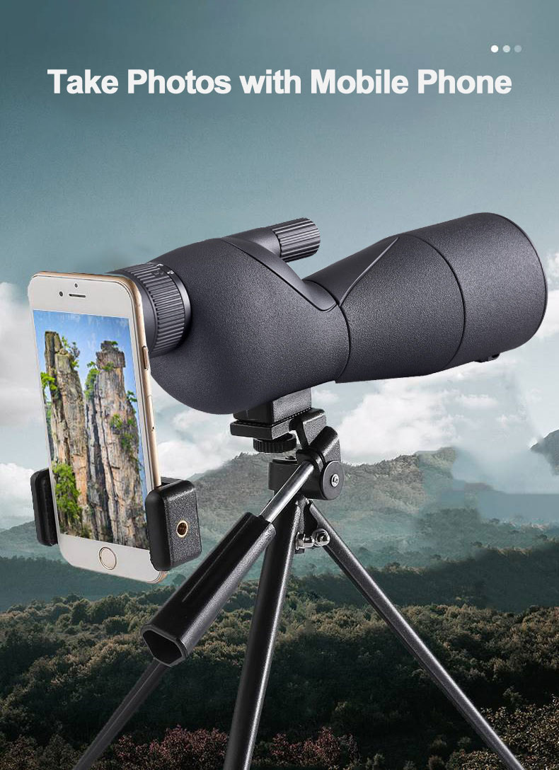 LandView 25-75 x 60 Spotting Scope Zoom Long Range Telescope Nitrogen ...