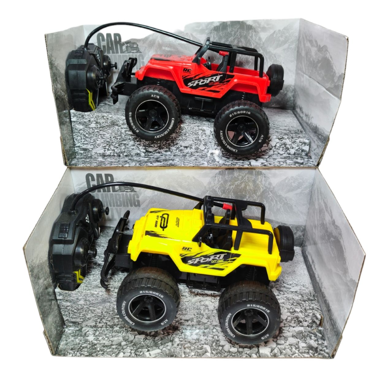 Remote Control Off Road Rechargeable Jeep Vehicle with Light, USB Cable ...