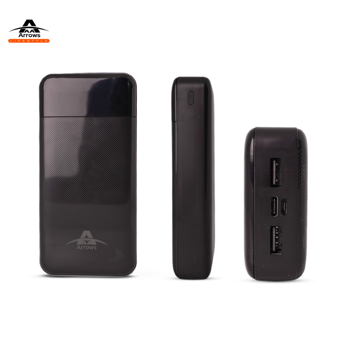 ARROWS Powerbank Model 8002 I 20000 mah Battery I LED Display Battery ...