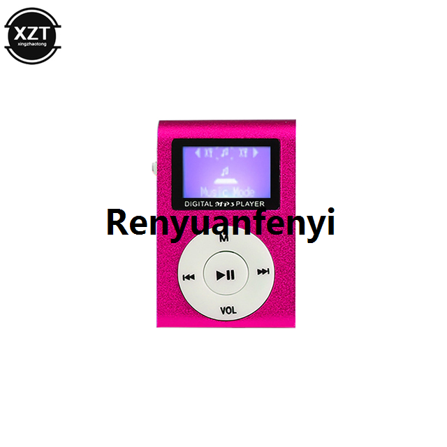 Renyuan Portable Mini Mp3 Music Digital Player 0.8inch Lcd Screen Fifty ...