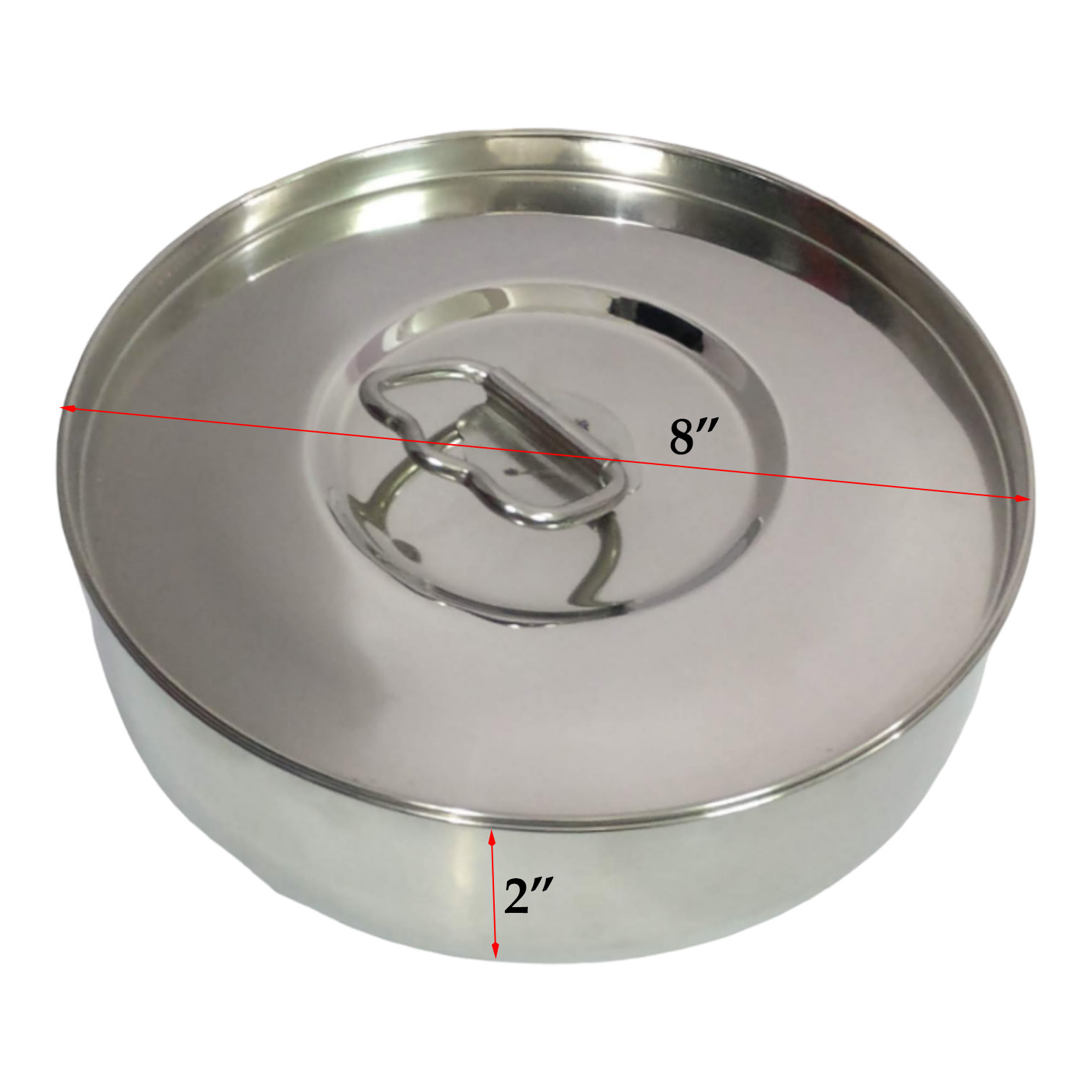 Stainless Steel Heavy Masala (Spice) Box With Easy Removable Handle ...