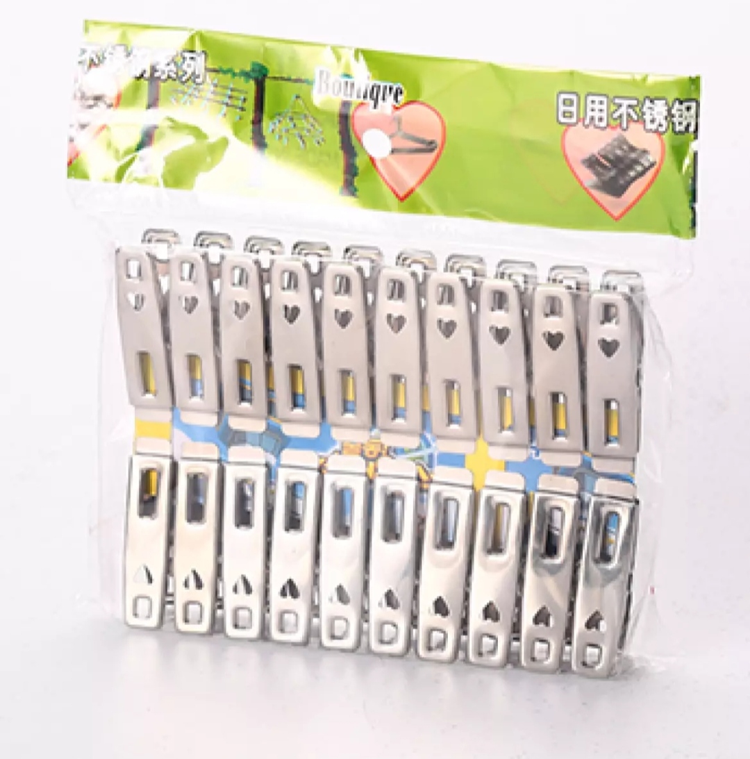 Stainless Steel Laundry Drying Clips 20 Pic | Daraz.com.np