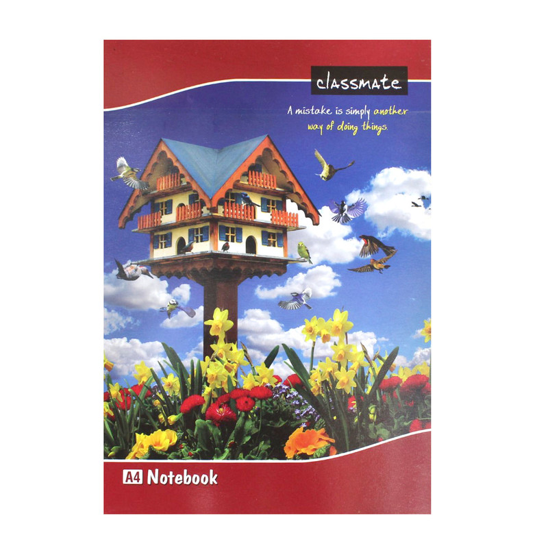 Set Of 6 Classmate Birds House Design A4 Notebook | Daraz.com.np