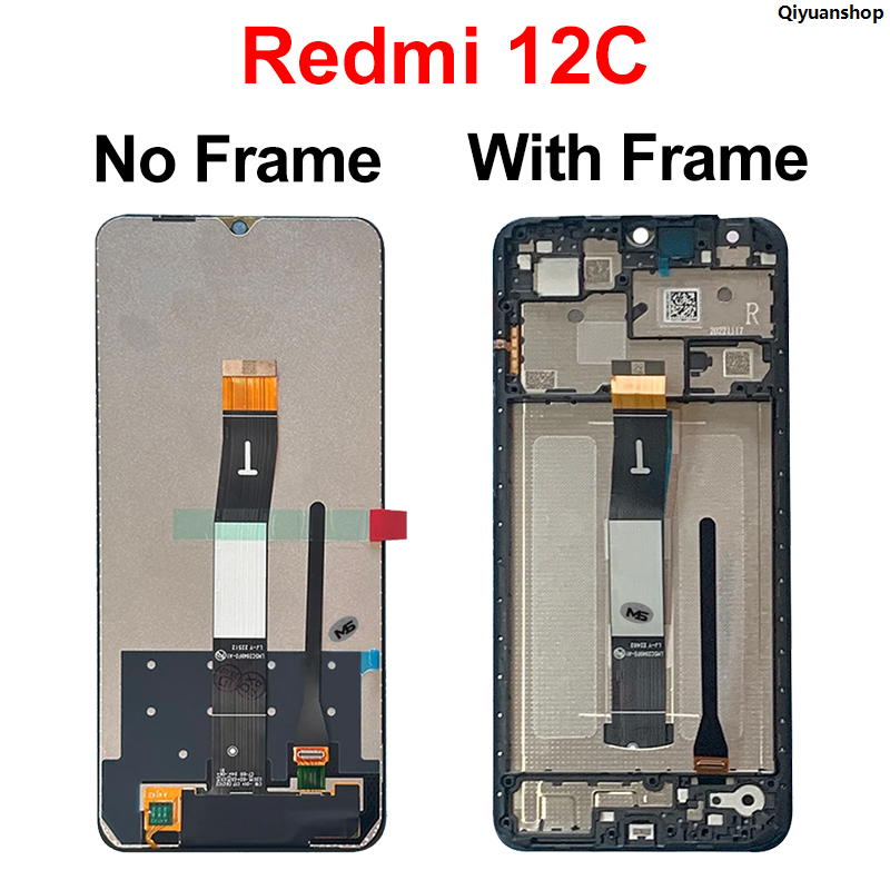 QiyuanshopOriginal Choice ForXiaomi Redmi 12C LCD 22120RN86G Display ...