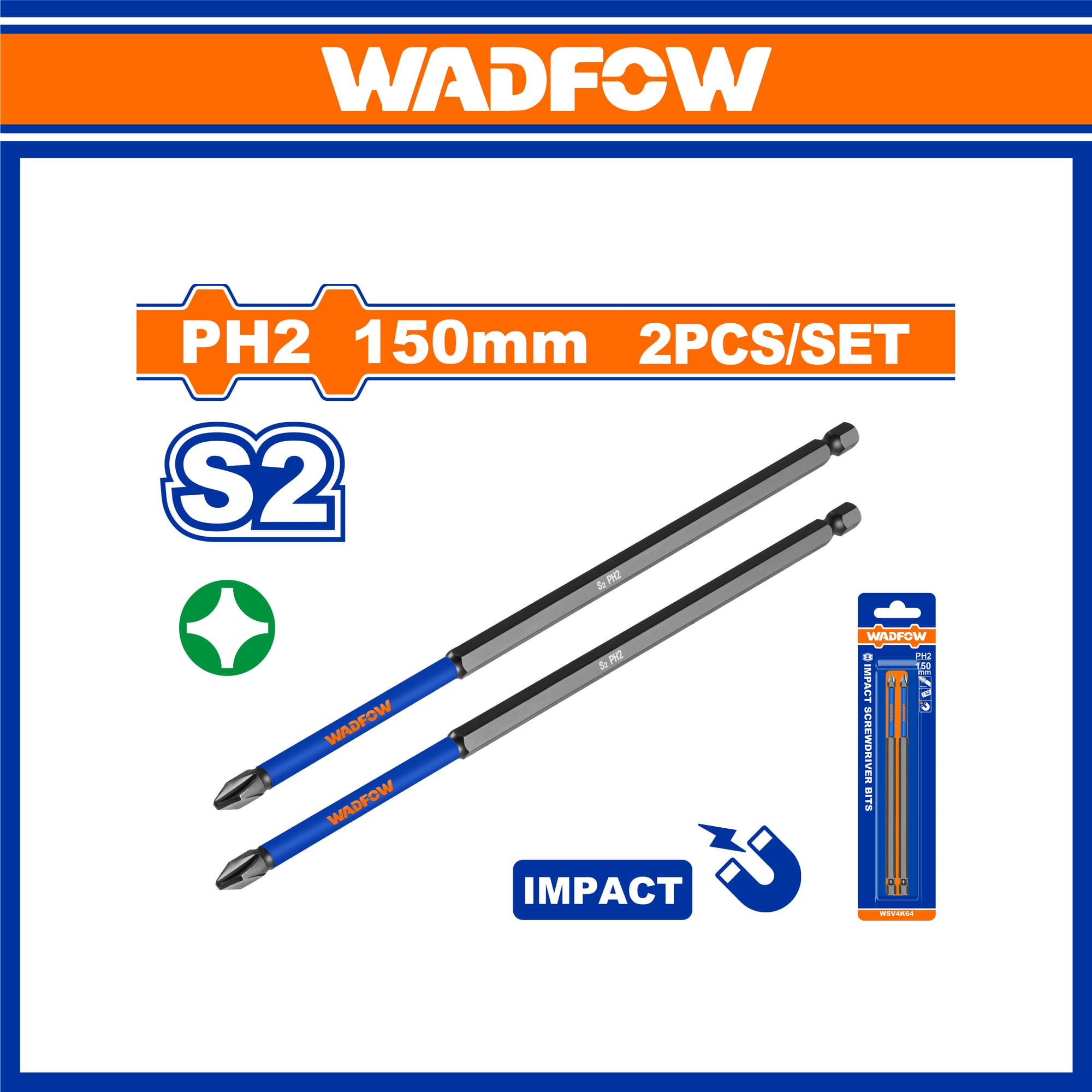 WADFOW Impact screwdriver bits With high visibility sleeve | Daraz.com.np