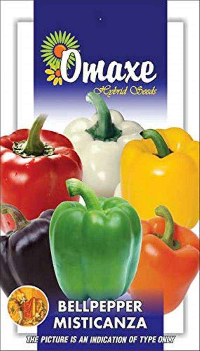 20 Seeds Bell Pepper Capsicum Mix Misticanza Exotic Seeds | Daraz.com.np