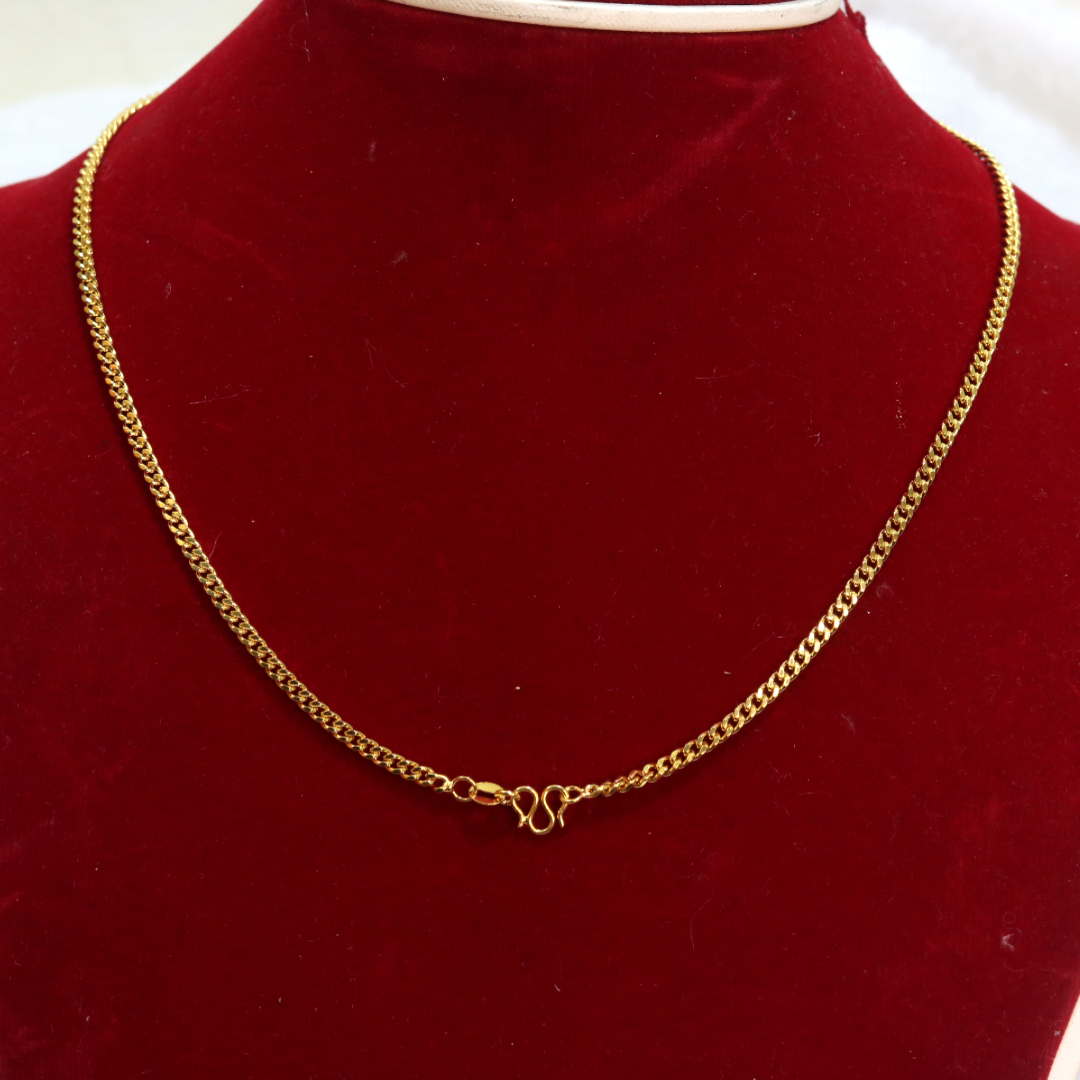 Gold Plated Chain Looks Like Real Gold For Unisex | Daraz.com.np