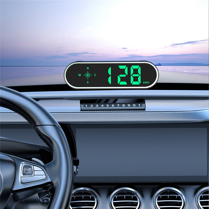 HUD GPS Speedometer Digital Speedometer Universal Car Heads-Up Display ...