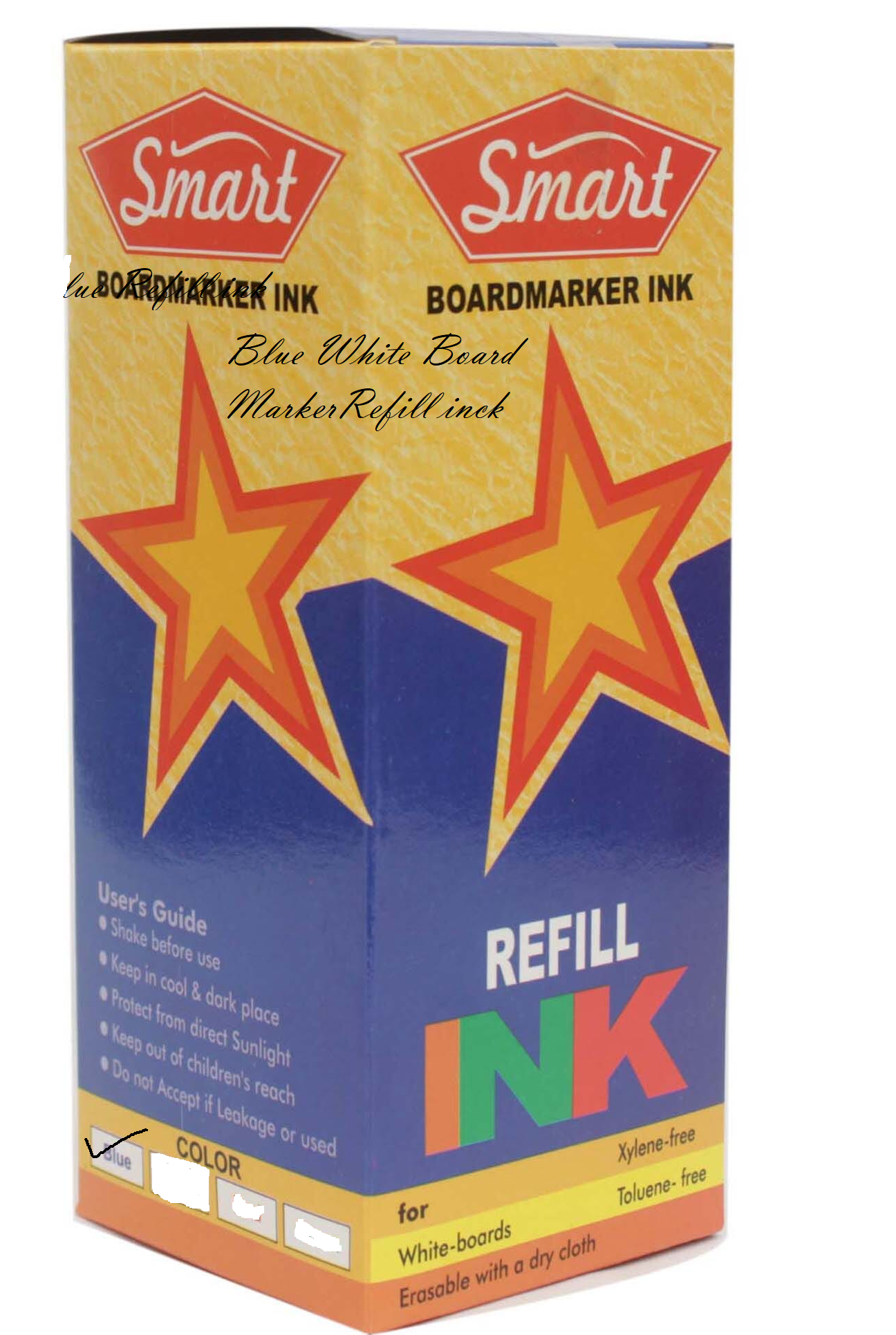 Smart White Board Marker Refill ink (Blue) 500 ml Bottle By Mitrata ...