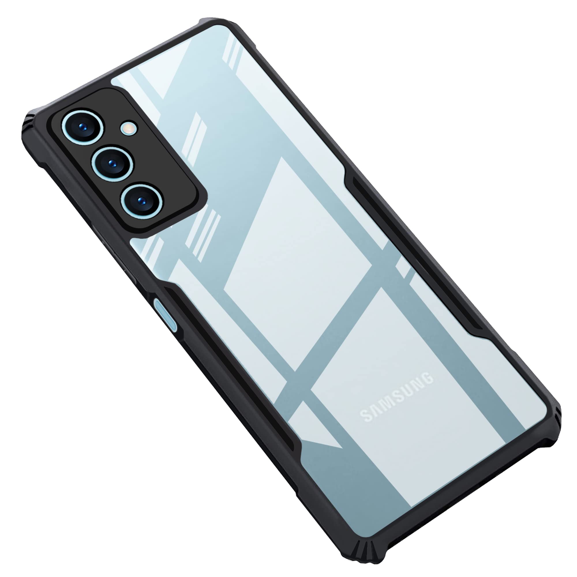 Samsung M14(5G) Border Cover With Back Transparent | Daraz.com.np