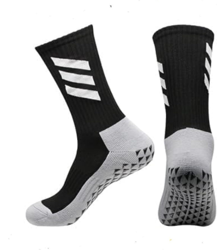 Men's Anti-Slip Grip Sports Socks | Athletic Rubber Grip Socks ...