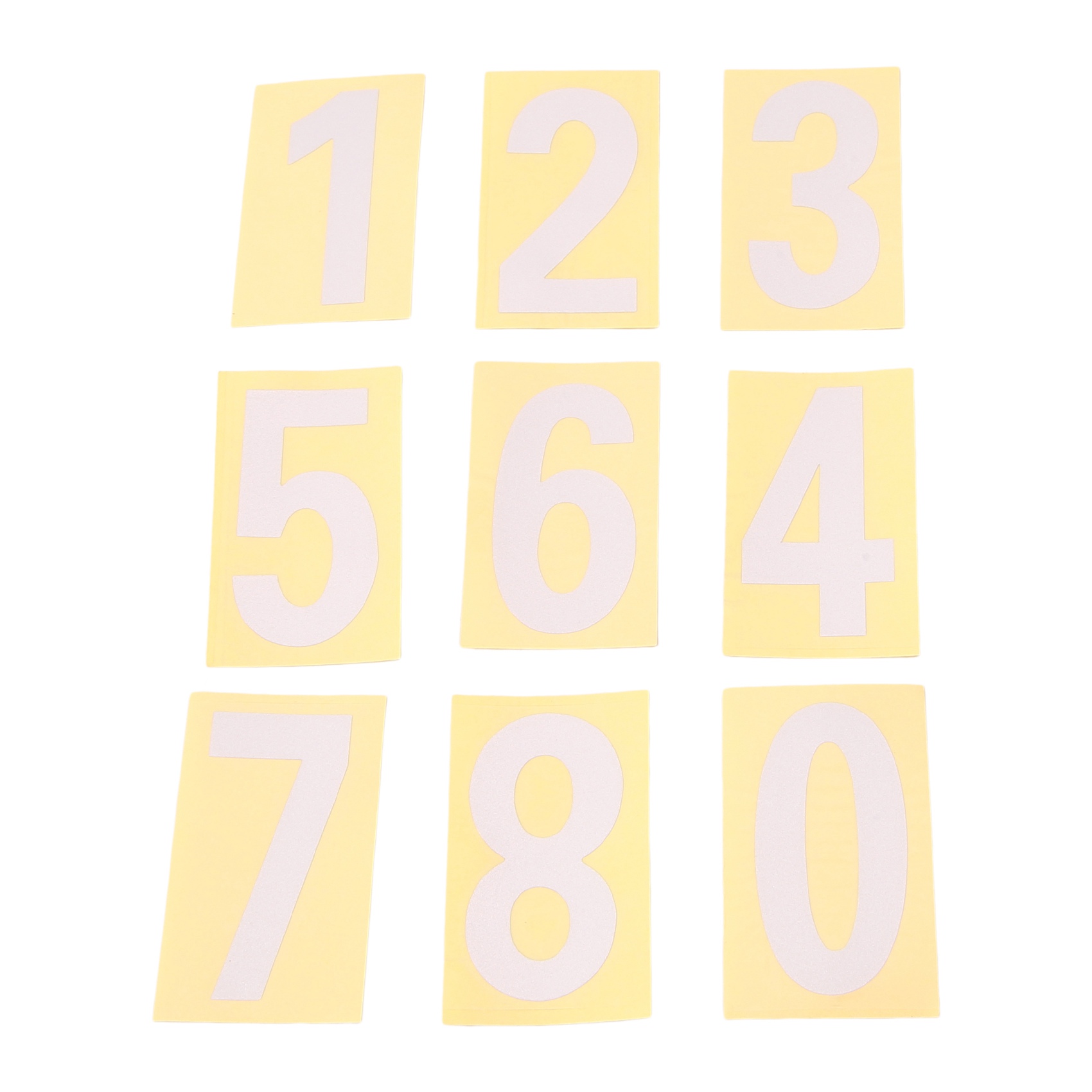 Mailbox Numbers for Outside, 10 Sets 0-9 Reflective Number Stickers ...