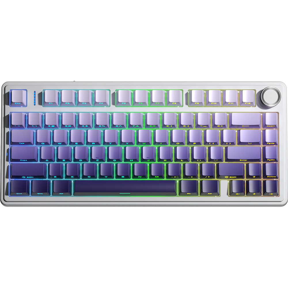 AULA F75 75% Hot Swappable Wireless Gaming Mechanical Keyboard, Gasket ...