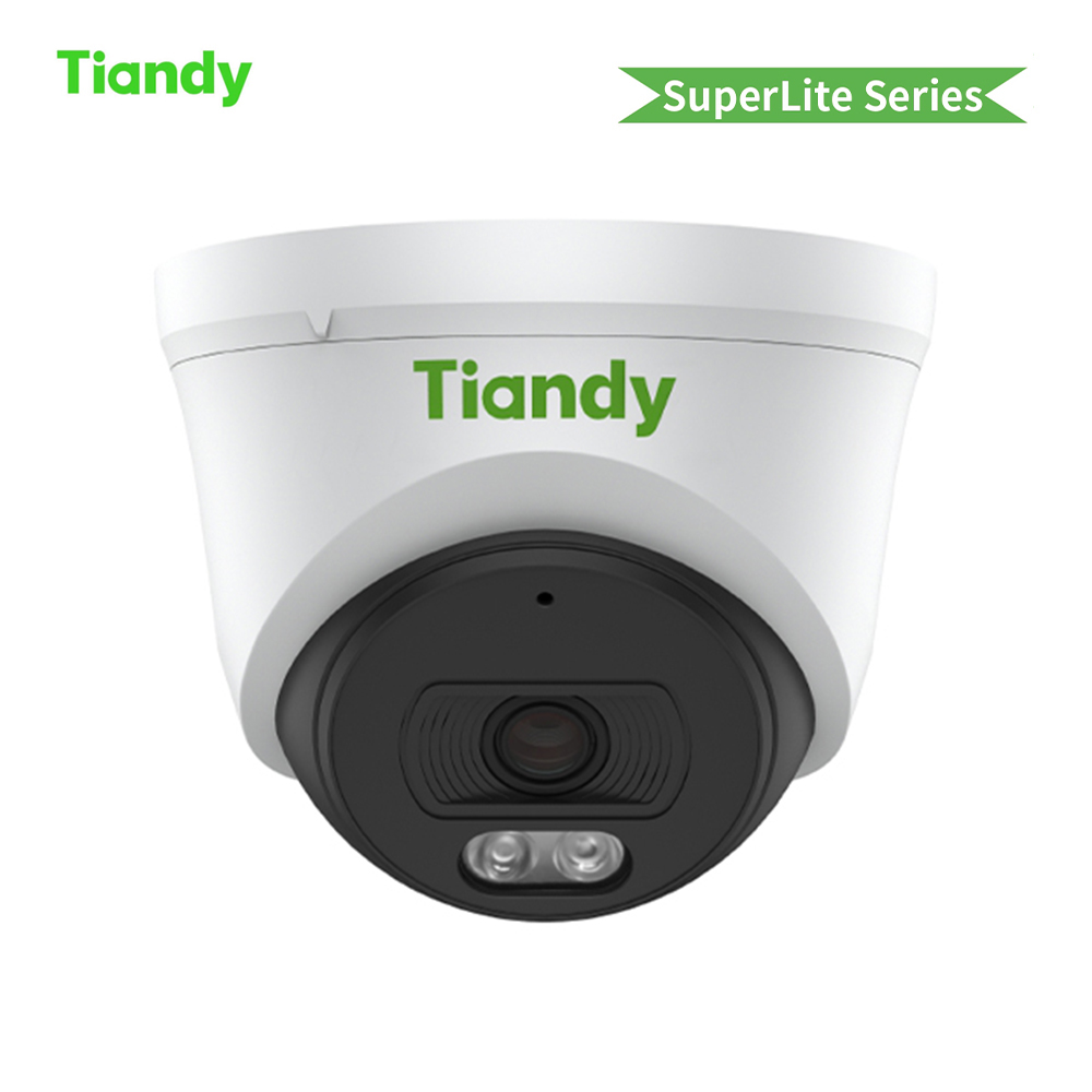 Tiandy 4MP Fixed Starlight IR Turret Camera POE Powered TC-C34HS IP ...