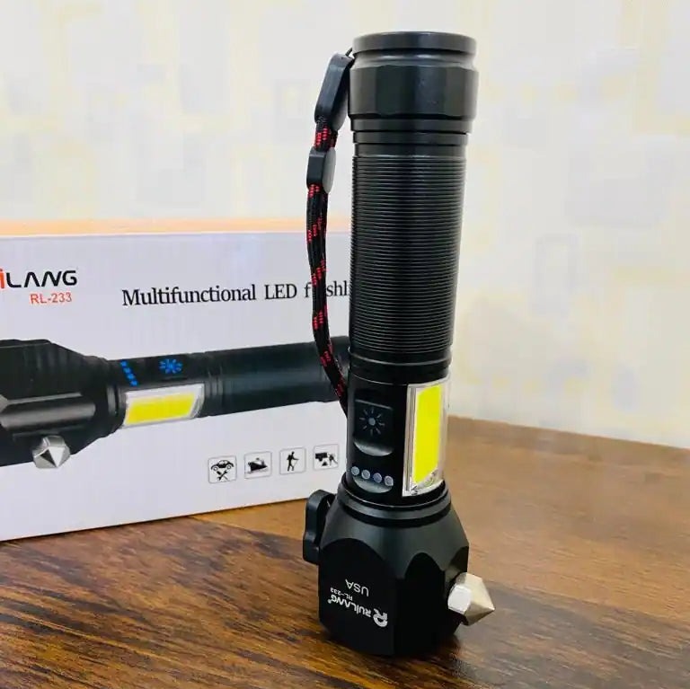 Ruilang Rl-233 Multifunctional LED Flashlight Telescopic High Range ...