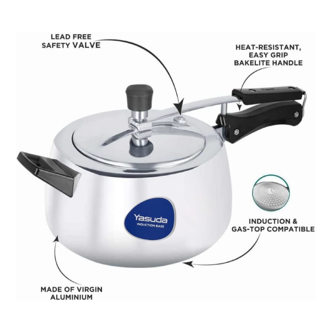 Yasuda 5 ltrs Pressure Cooker Angular with Induction Base | Daraz.com.np