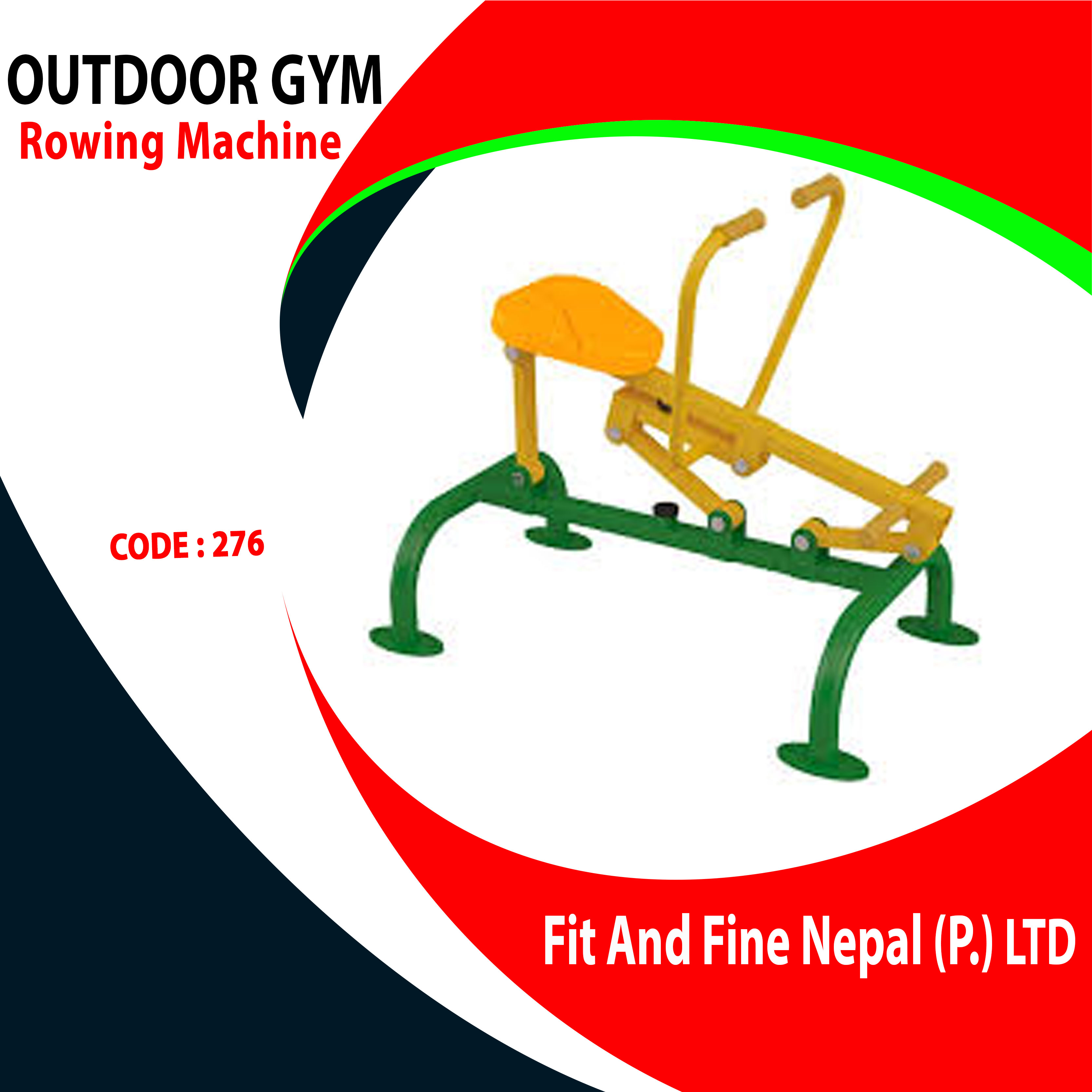 Open Gym Rowlng Machine Fit And Fine Nepal | Daraz.com.np