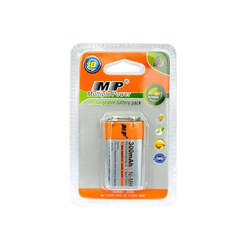 9 Volt Rechargeable battery MP 9v battery 300mAh | Daraz.com.np
