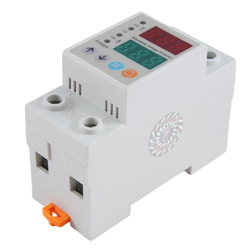 DIN-63AVAP Overvoltage Undervoltage Protector Self-Returning Voltage Overload Current Limiting ...