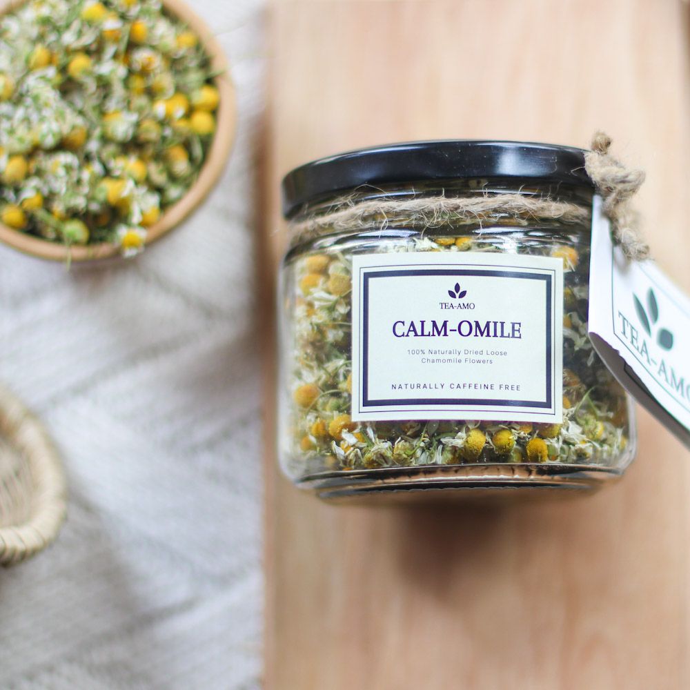 Chamomile Tea | 30 grams Chamomile Flower Tea ; Tea for Stress and ...