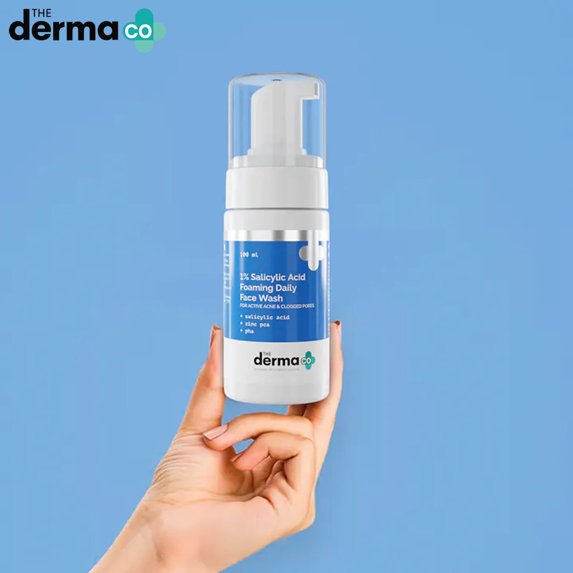 The Derma Co. 1% Salicylic Acid Foaming Daily Face Wash With Salicylic ...