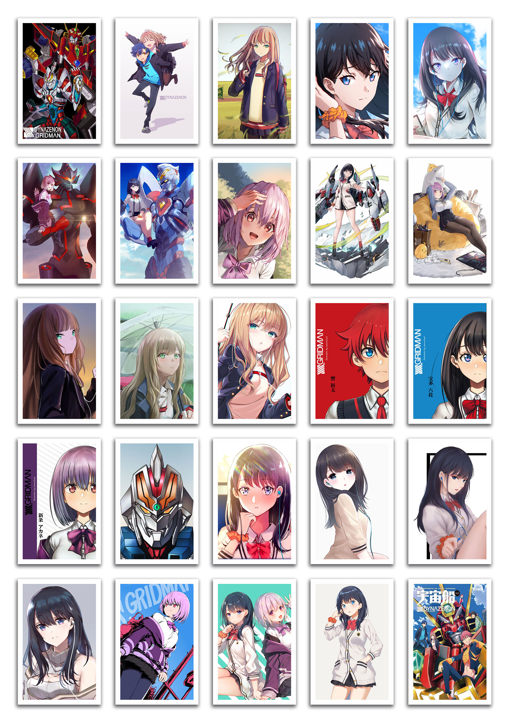 KYVOR SSSS Dynazenon Gridman Anime Collectible Sticker Pack of 25pcs ...