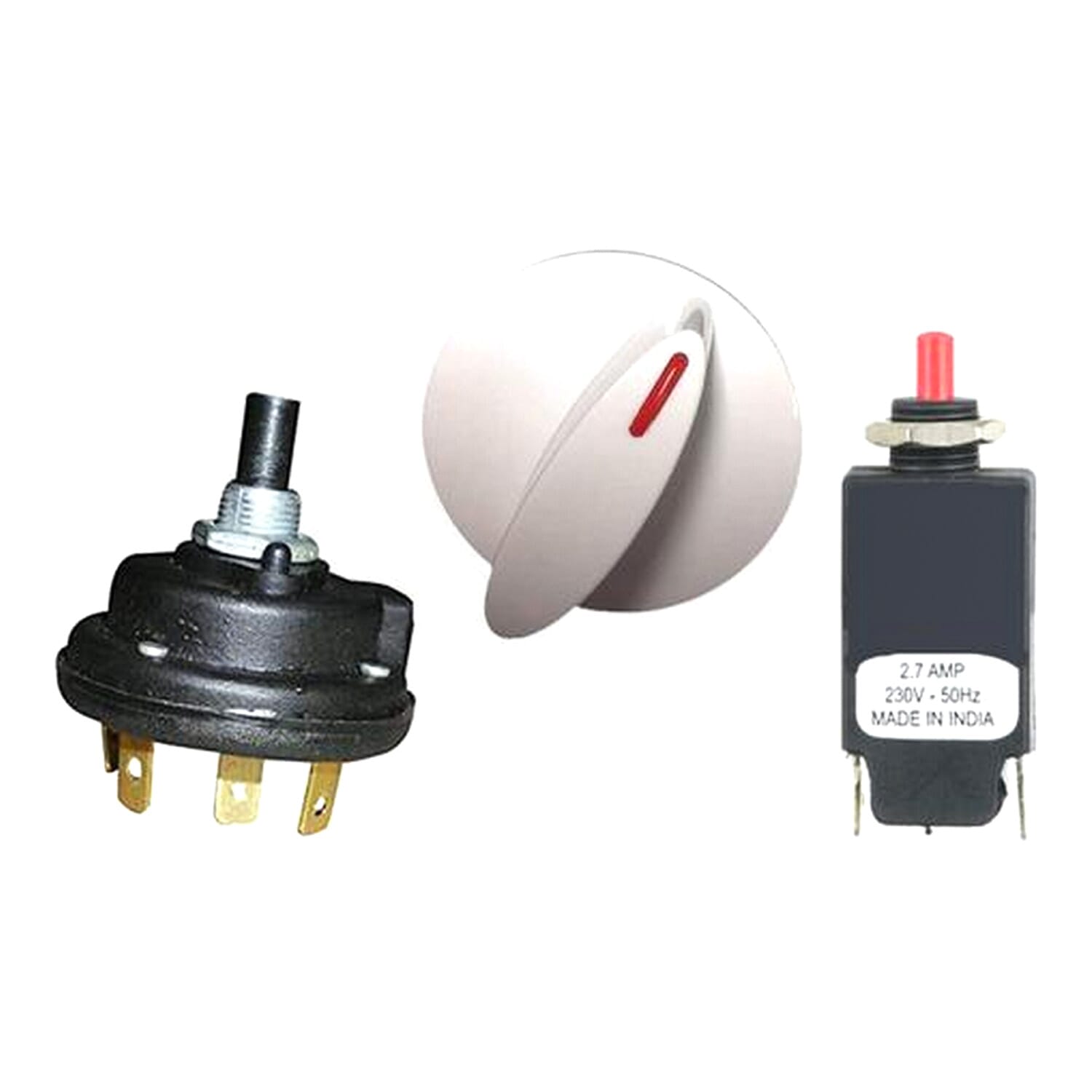 Mixer Grinder Rotary Switch Speed Control, Knob And Circuit Breaker Set ...